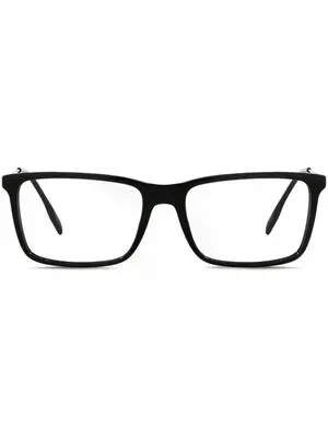 Burberry Harrington Rectangle-frame Glasses - Black