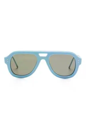 Thom Browne Pilot Frame Sunglasses - Blue