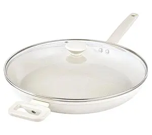 GRANITESTONE Desert Beige 14 Nonstick Fry Pan With Lid - One-color