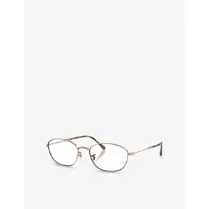 Ray-ban Rx3749v Irregular-frame Optical Glasses - Brown