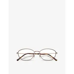 Ray-ban Rx3749v Irregular-frame Optical Glasses - Brown