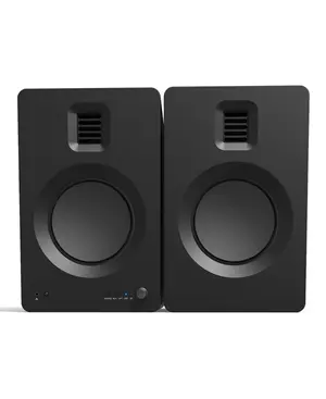 KANTO Tuk Premium Powered Bookshelf Speakers Pair - Black