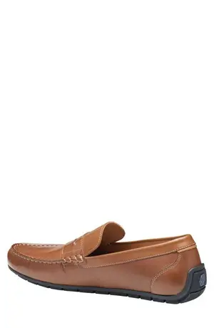 Johnston & Murphy Beck Penny Loafer - Tan Full Grain
