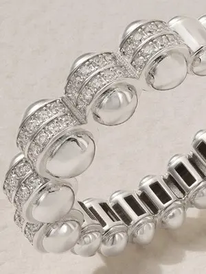 L’ATELIER NAWBAR The Atom 18-karat White Gold Diamond Ring