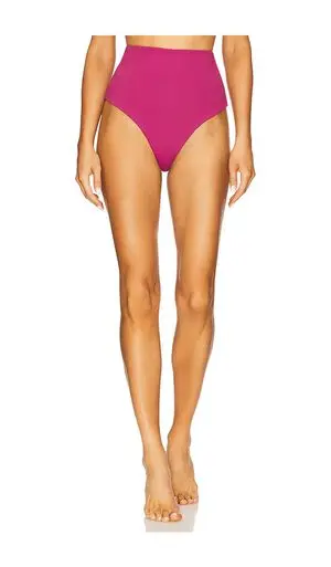 Susana Monaco Swim High Waisted Bottom - Wild Berry