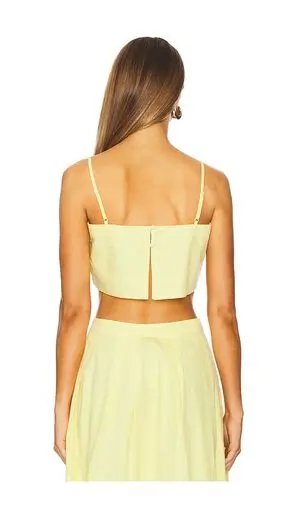 Azeeza Walton Top - Lemon