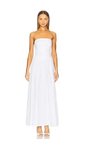 Susana Monaco Poplin Drop Waist Maxi Dress