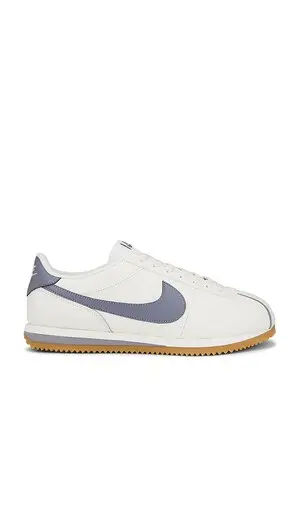 Nike Cortez Sneakers - Sail  Cement Grey  & Gum Yellow