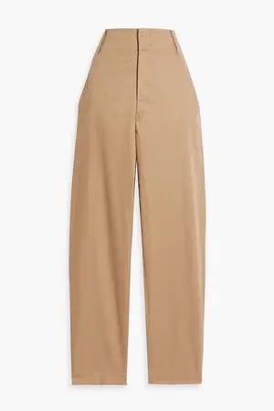 Isabel Marant Nestoe Cotton-poplin Tapered Pants