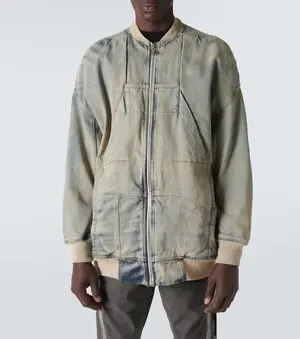 Rick Owens Sphinx Jumbo Dyed Denim Jacket - Blue