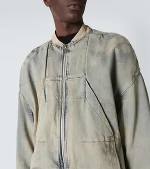 Rick Owens Sphinx Jumbo Dyed Denim Jacket - Blue
