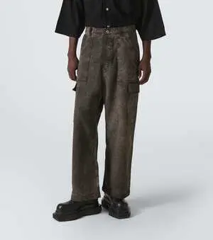 Rick Owens Denim Cargo Pants