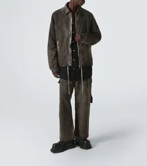 Rick Owens Denim Cargo Pants