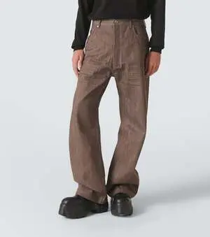 Rick Owens Geth Wide-leg Jeans - Brown
