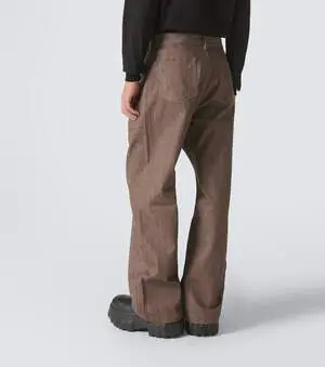 Rick Owens Geth Wide-leg Jeans - Brown
