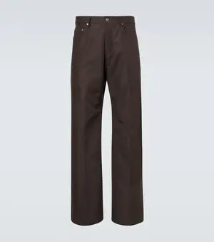 Rick Owens Geth Wide-leg Jeans - Brown