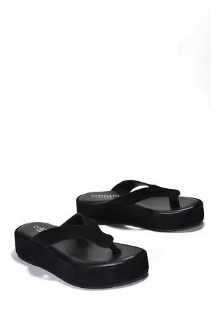 Cordani Kendra Thong Sandals - Black
