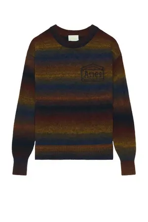 Aries Boucle Space Dye Knit Sweater