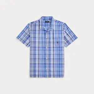 Ralph Lauren Plaid Cotton Pajama Shirt - Robinson Plaid