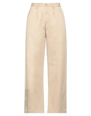 Denimist Cotton Gabardine Pants - Beige