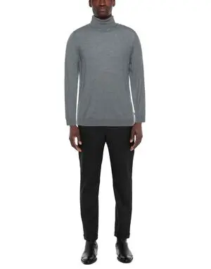 Hugo Boss Turtleneck Virgin Wool Knit - Grey