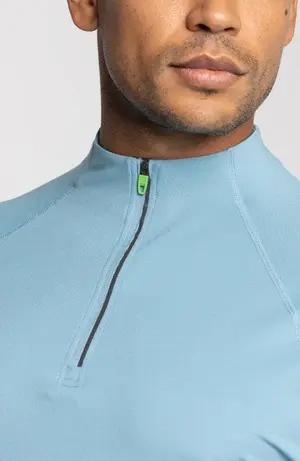 AVI Quarter-zip Pullover - Glacier