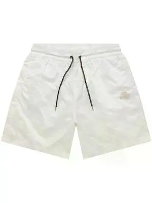 A BATHING APE Aape * Logo-embroidered Track Shorts - White
