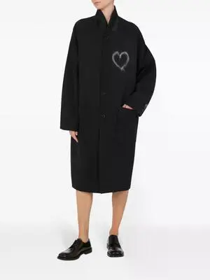 Moschino Contrasting Collar Coat