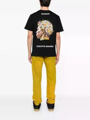 BARROW Graphic-print T-shirt - Black