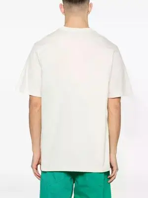 MSGM Logo-print T-shirt - Neutrals