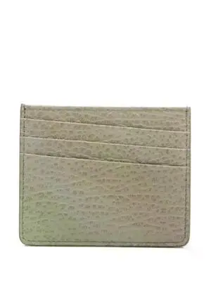 MAISON MARGIELA Four-stitch Leather Cardholder - Grey