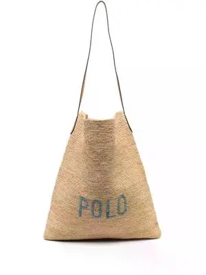 Polo Ralph Lauren Raffia Shoulder Bag