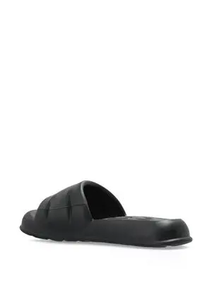 Kenzo Logo-print Slides - Black