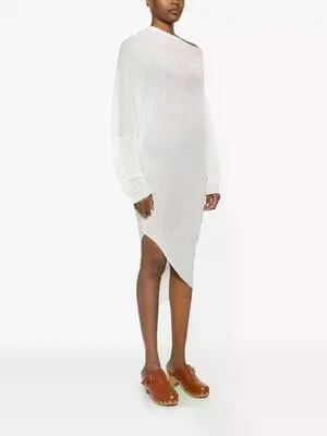 P.a.r.o.s.h Asymmetric Midi Dress