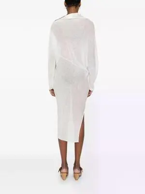 P.a.r.o.s.h Asymmetric Midi Dress