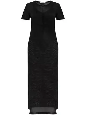 LEMAIRE Side-slits Maxi Dress - Black