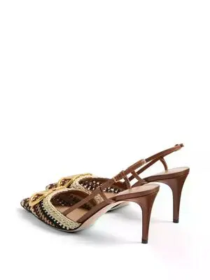 Valentino Garavani Vlogo Signature Slingback Pumps