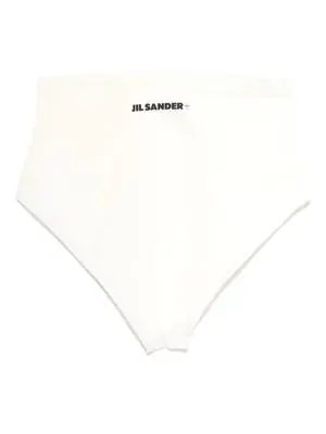 JIL SANDER High-waisted Bikini Bottom - Neutrals