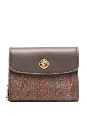 Etro Paisley-print Wallet - Brown