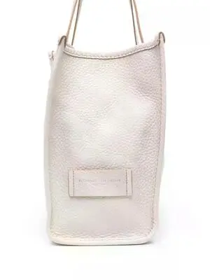 GIANNI CHIARINI Leather Shoulder Bag With Knot Detail - Neutrals