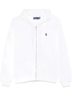 Polo Ralph Lauren Pony-embroidered Hoodie - White