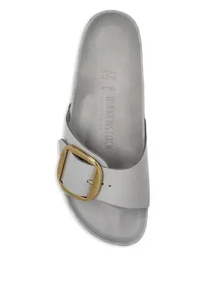 BIRKENSTOCK Madrid Big Buckle Slides - Grey