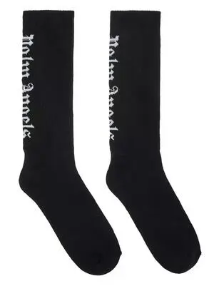 Palm Angels Intarsia Logo Socks