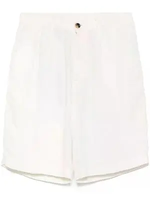 Brunello Cucinelli Linen Shorts - White