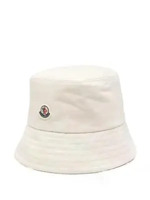 Moncler Bucket Hat - Neutrals