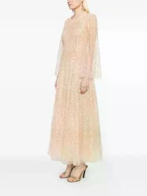 NEEDLE & THREAD Sequin Embellished Dress