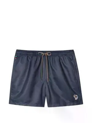 Paul Smith Zebra Logo Swim Shorts - Blue