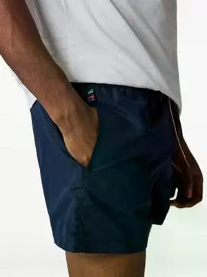 Paul Smith Zebra Logo Swim Shorts - Blue