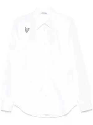 Alexander McQueen Buckle Poplin Shirt