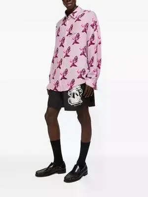 Acne Studios Graphic-print Swim Shorts
